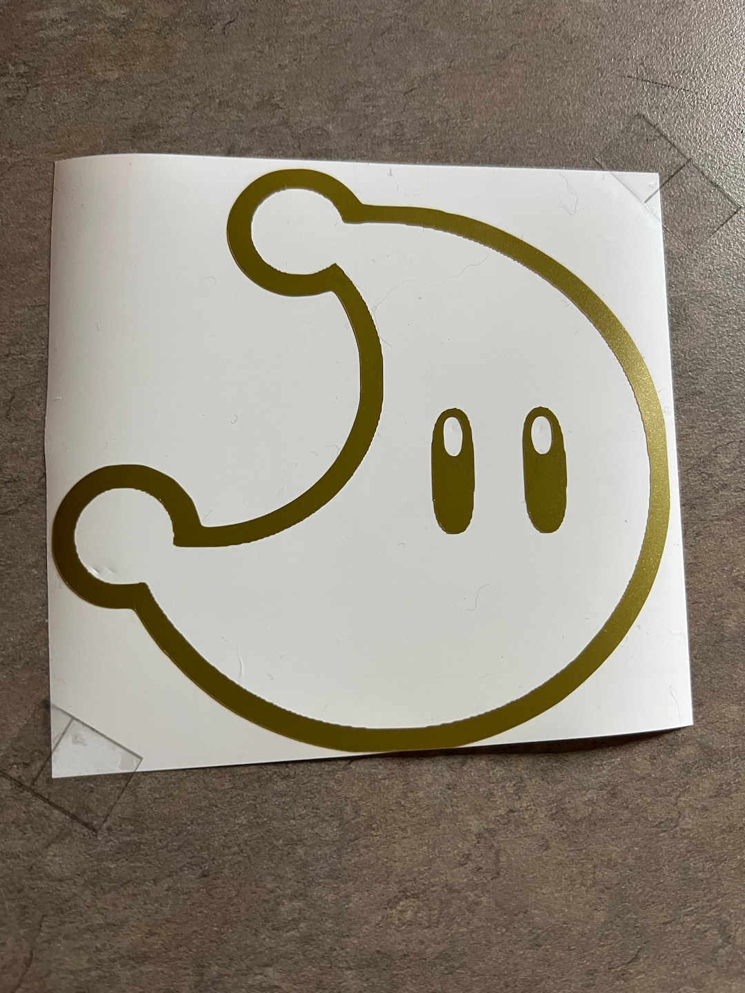Super Mario Bros Inspired Power Moon Vinyl Decal - Etsy