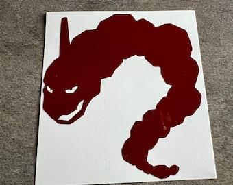 Paper Stickers, Labels & Tags Pokémon Inspired Onix Silhouette Vinyl ...