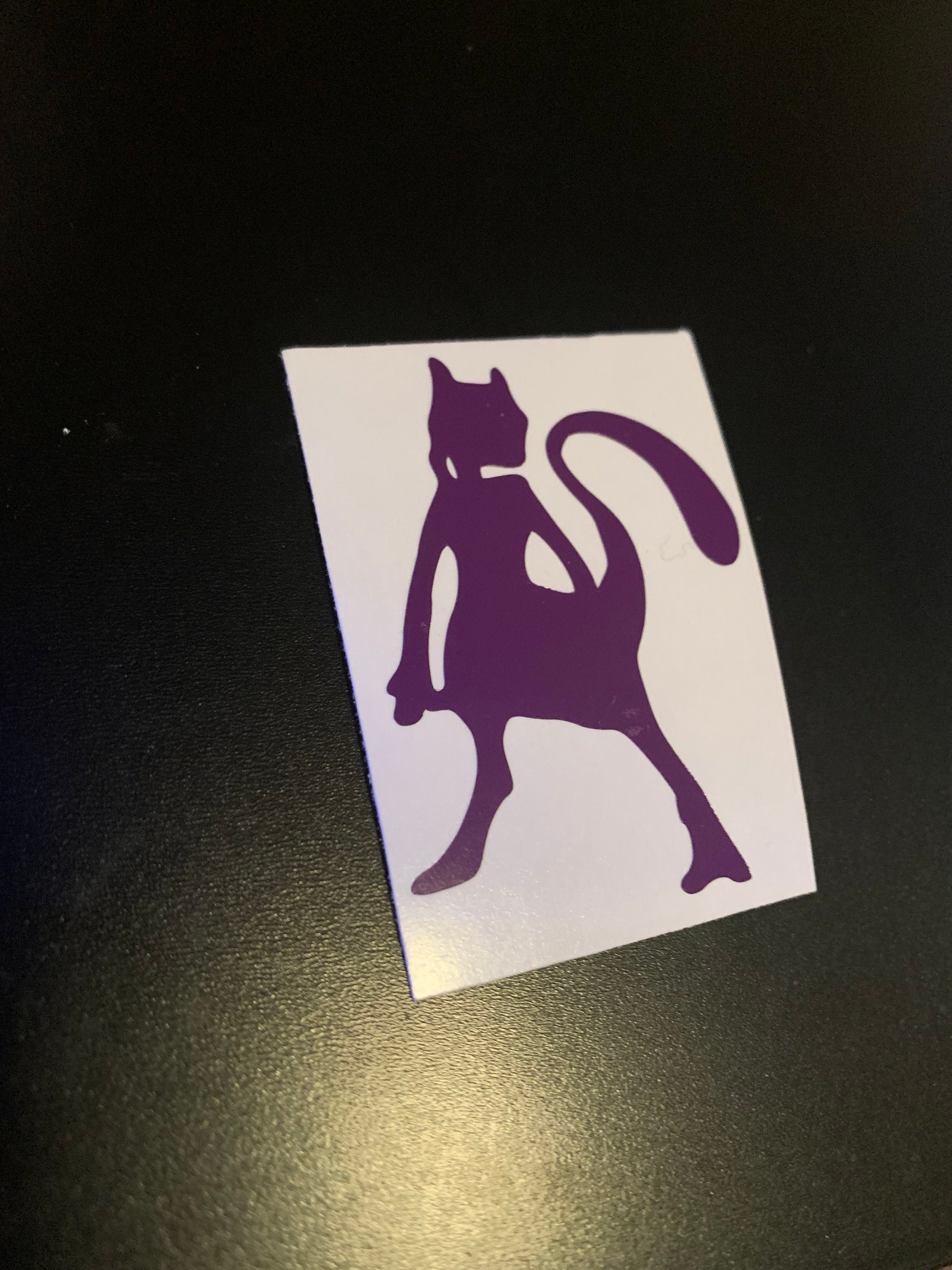 Pokémon Mewtwo Silhouette Vinyl Decal | Etsy