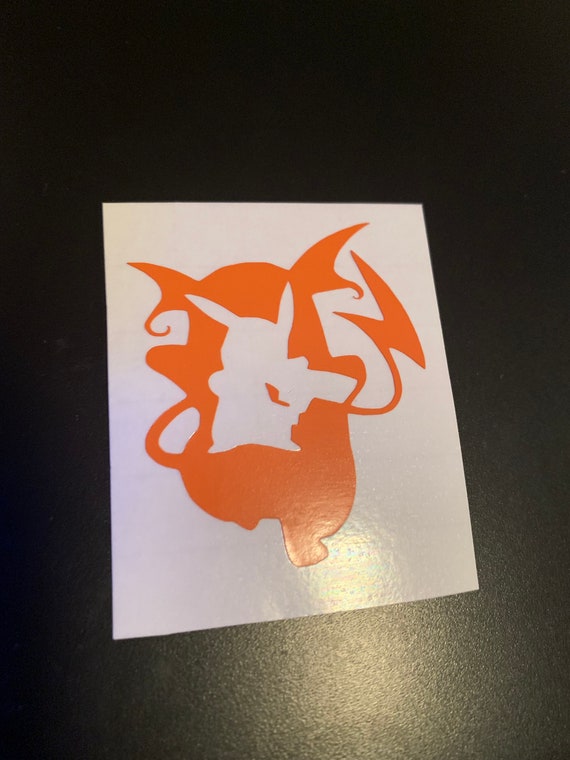 Pokémon Inspired Raichu Vinyl Decals Paper & Party Supplies Bumper ...