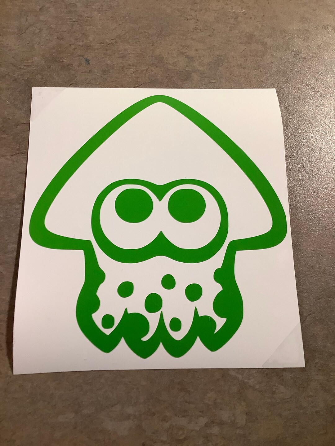 Splatoon Inspired Squid Vinyl Decal - Etsy