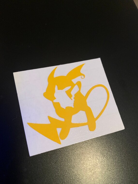 Pokémon Inspired Raichu Vinyl Decals Paper & Party Supplies Bumper ...