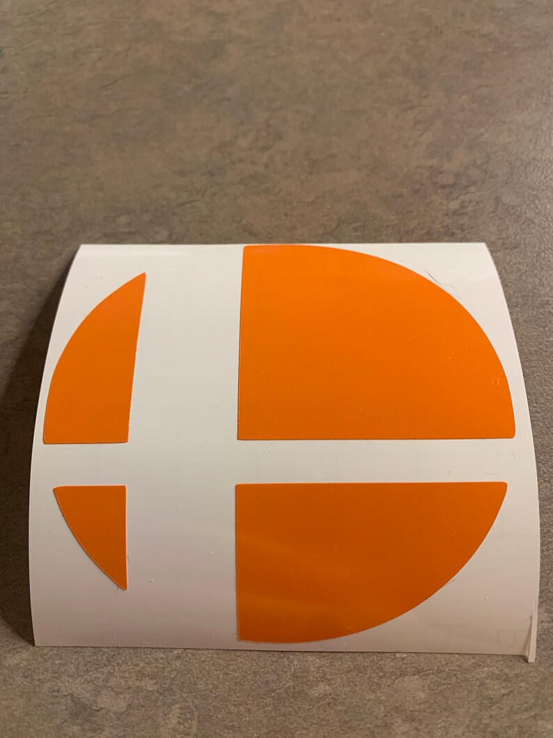 Smash Bros Inspired Logo Vinyl Decal - Etsy