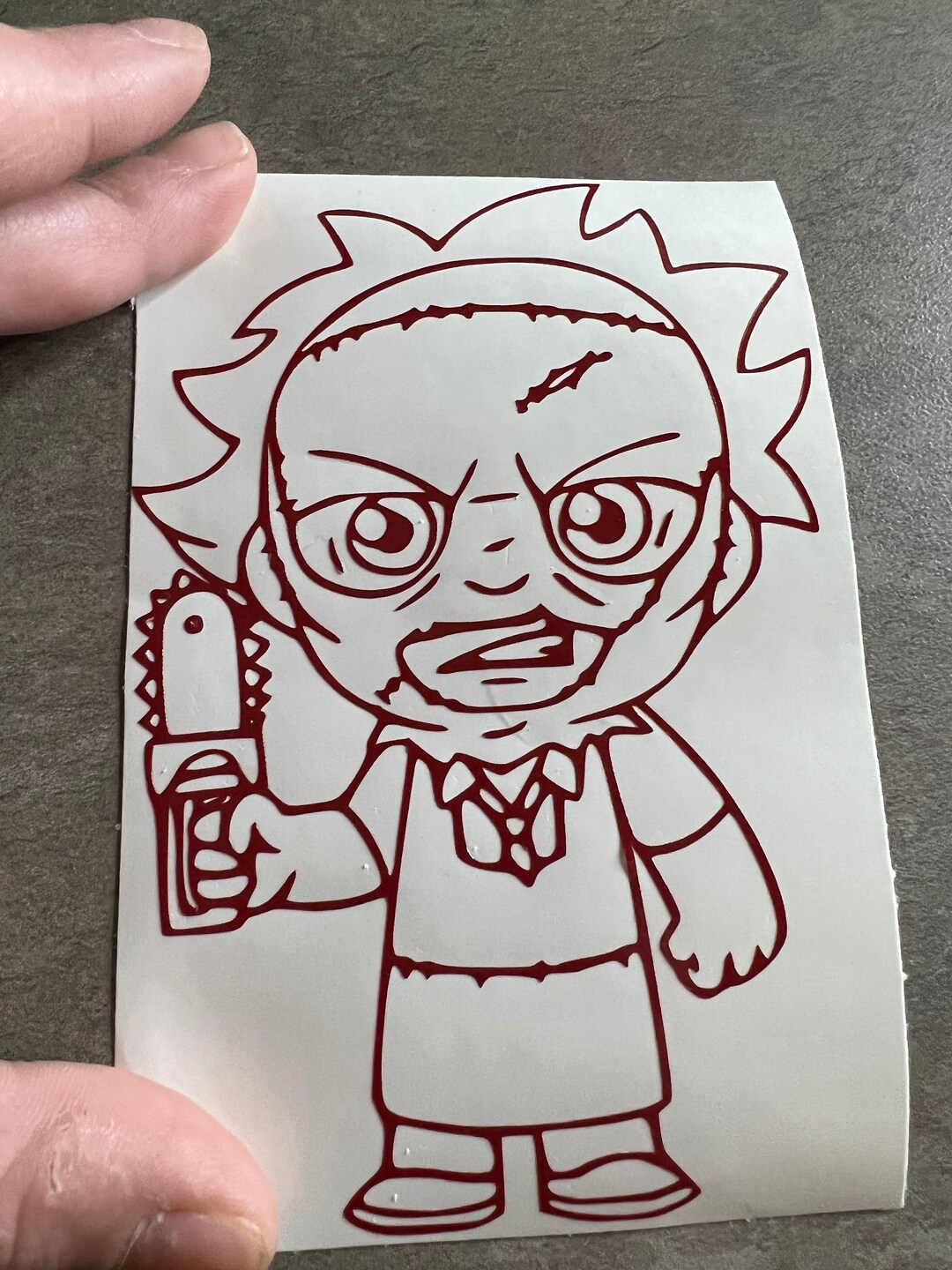 Texas Chainsaw Massacre Inspired Leatherface Vinyl Decal - Etsy