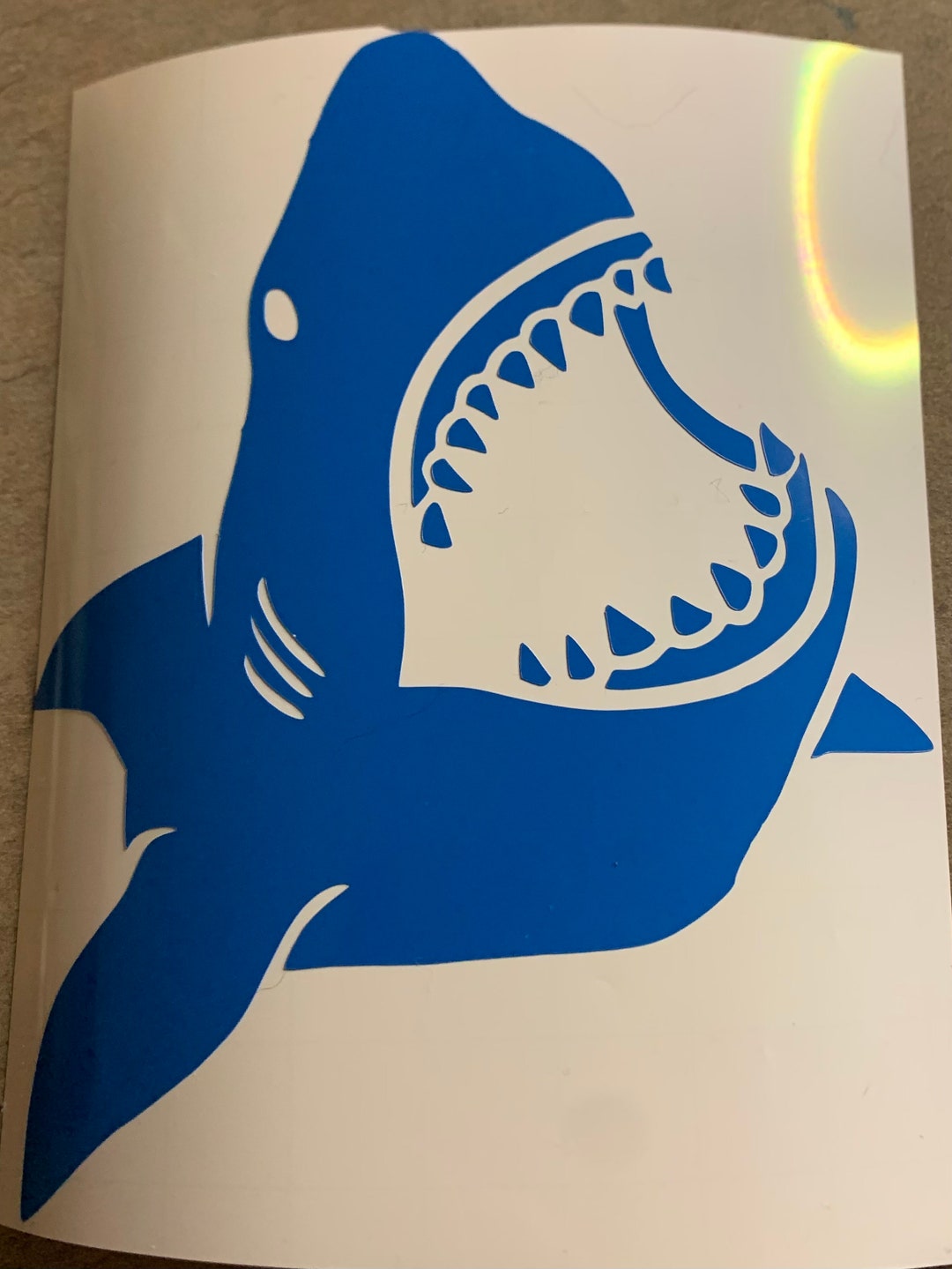 Great White Shark Vinyl Decal - Etsy