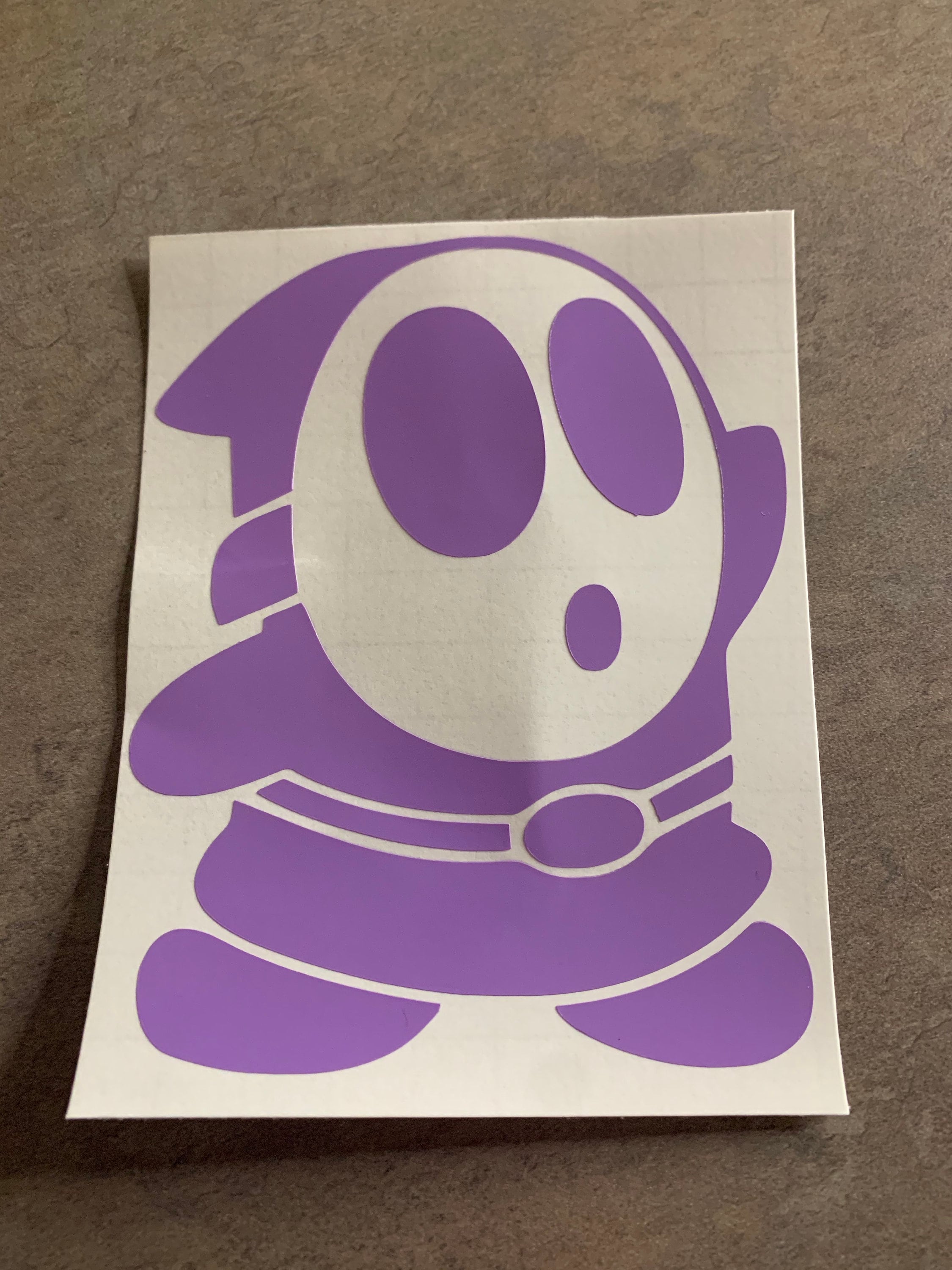 Shy Guy Vinyl Decal - Etsy