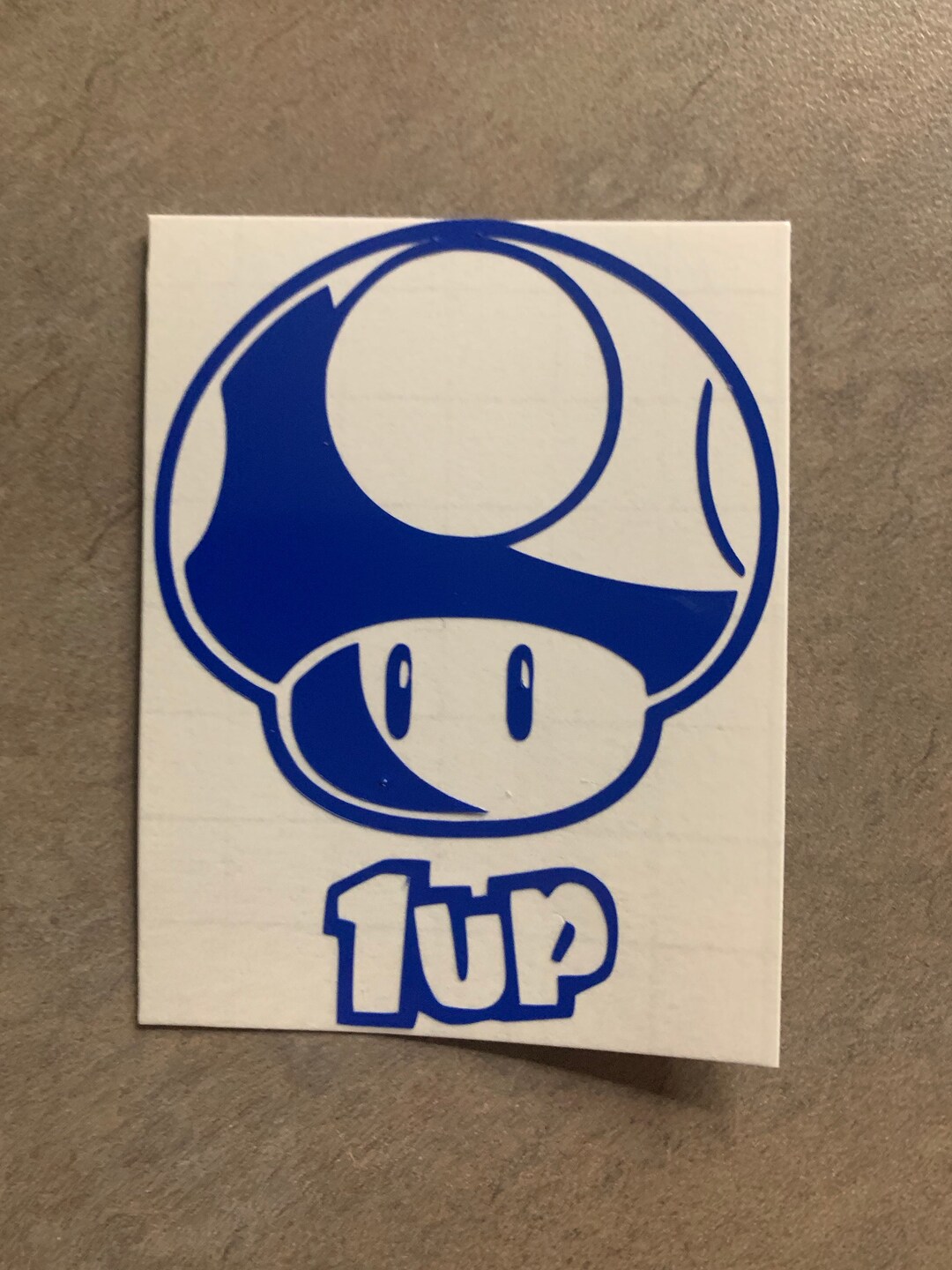 Super Mario Bros Inspired 1UP Mushroom Vinyl Decal - Etsy