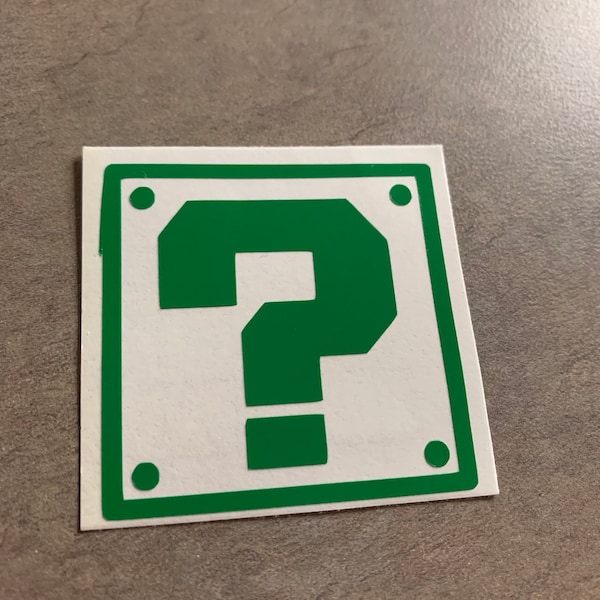 Super Mario Question Mark Font - Etsy