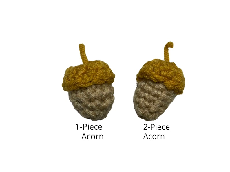 Small Crochet Acorn - Etsy