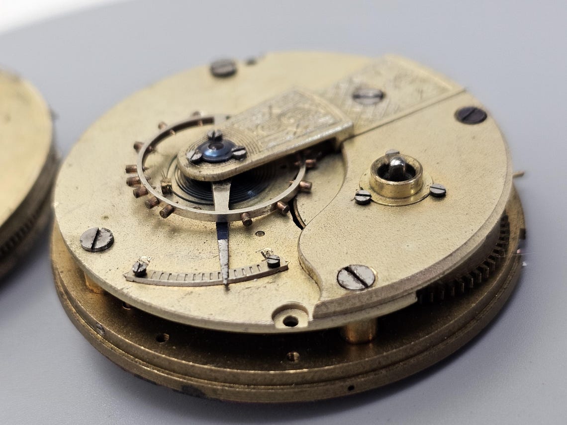 2 Vintage Pocket Watch Mvts for Parts. Mixed Types - Etsy