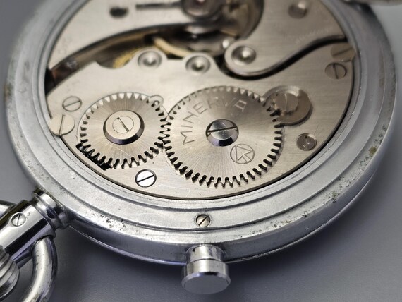 1940's Minerva Timer/Stopwatch with Original Box - Gem