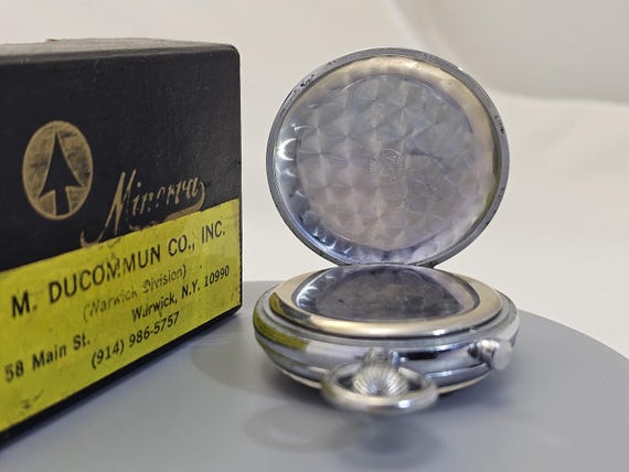 1940's Minerva Timer/Stopwatch with Original Box - Gem