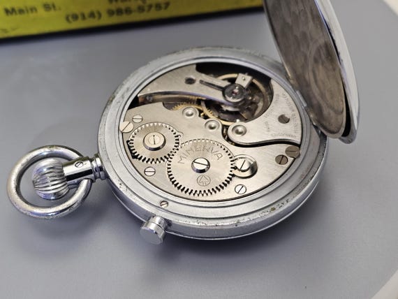 1940's Minerva Timer/Stopwatch with Original Box - Gem