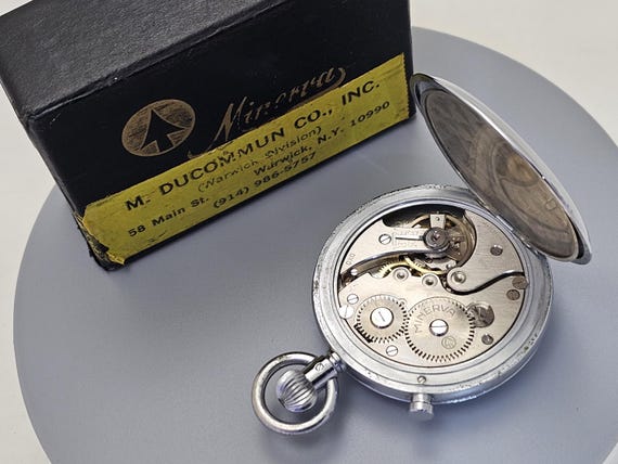 1940's Minerva Timer/Stopwatch with Original Box - Gem