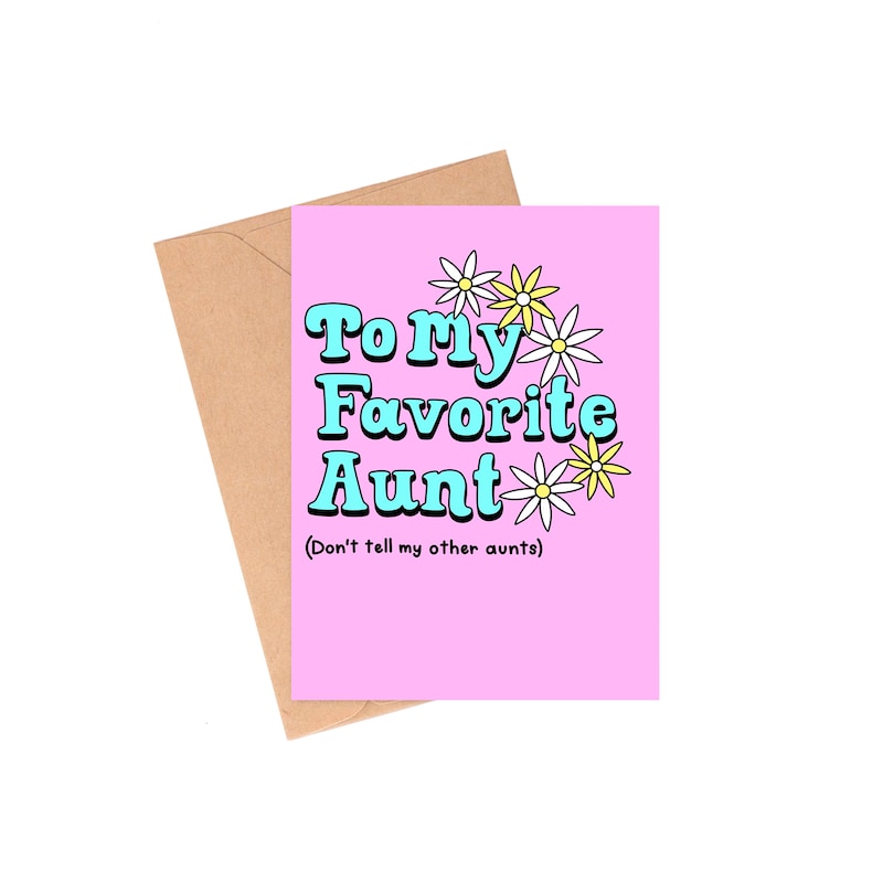 Card for Aunt - Etsy