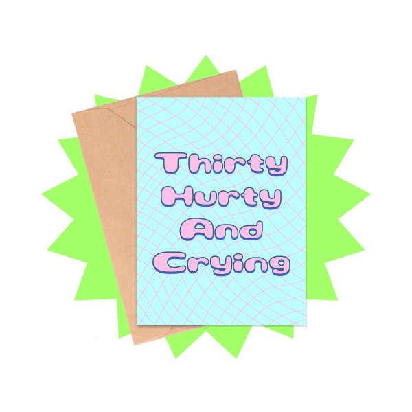 Crying Baby Card - Etsy