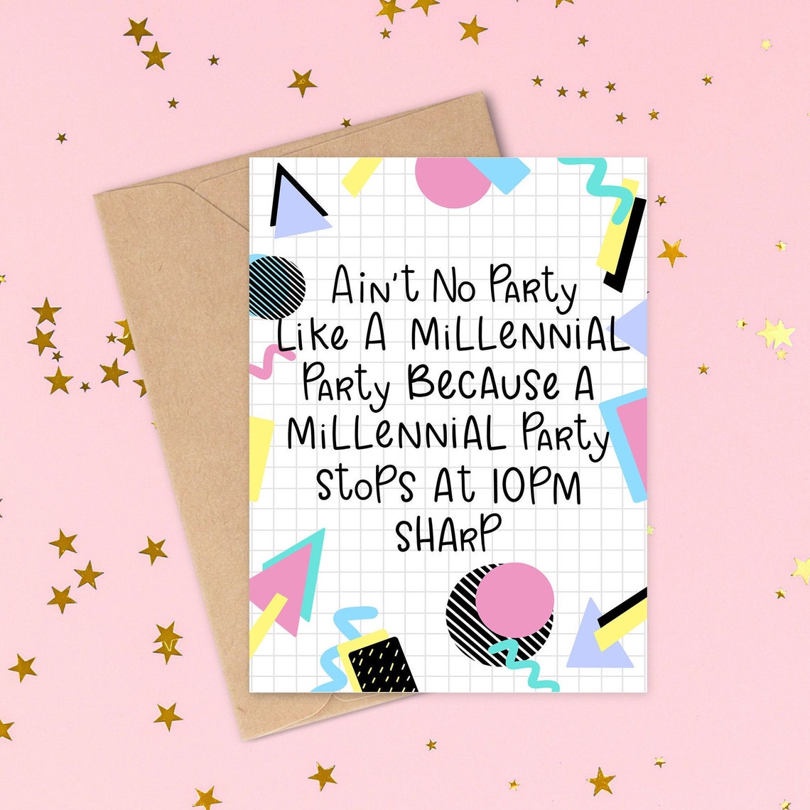 Millennial Party Card Millennial Birthday Card 30th Birthday | Etsy