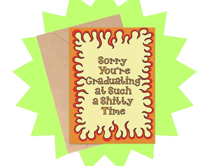 Congrats Grad Card, Sorry Grad, Congratulations Card, Graduation Card ...