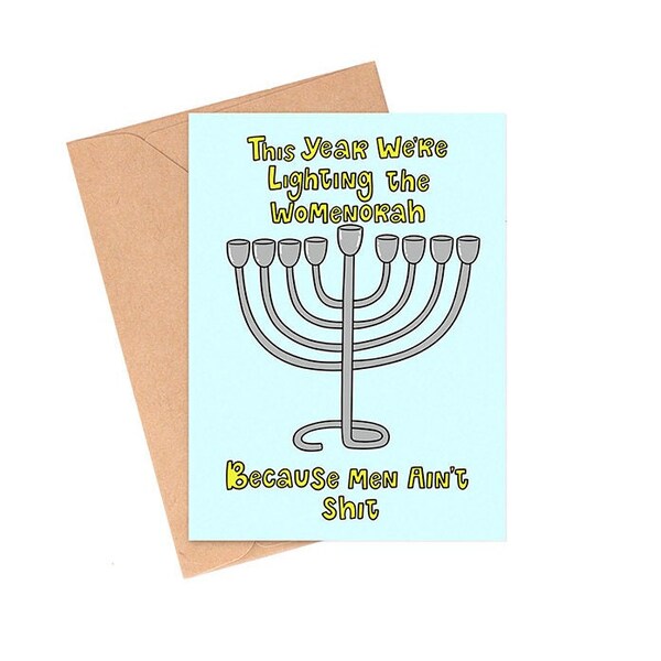 Funny Hanukkah Card - Etsy