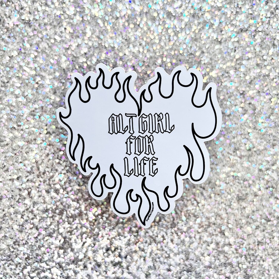 Alt Girl for Life Sticker, Alternative Girl Sticker, Alt Girl Sticker ...
