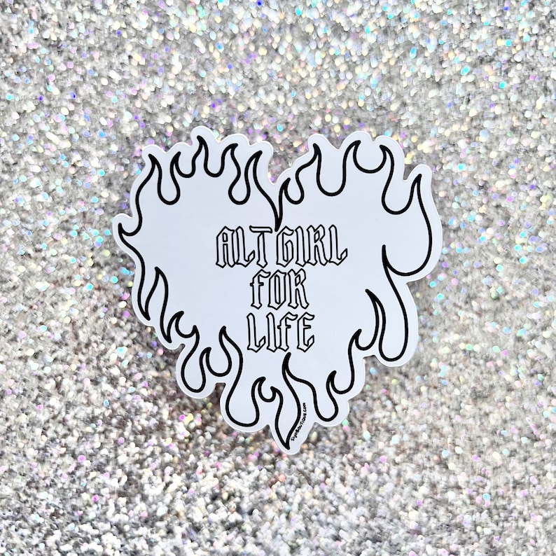 Alt Girl for Life Sticker, Alternative Girl Sticker, Alt Girl Sticker ...