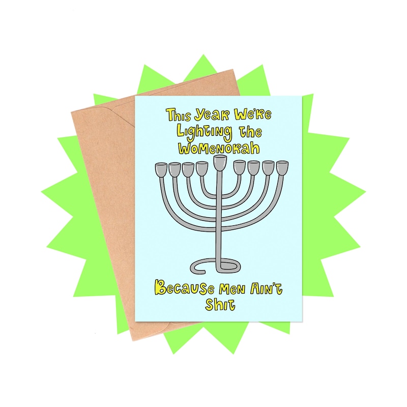 Funny Hanukkah Card - Etsy