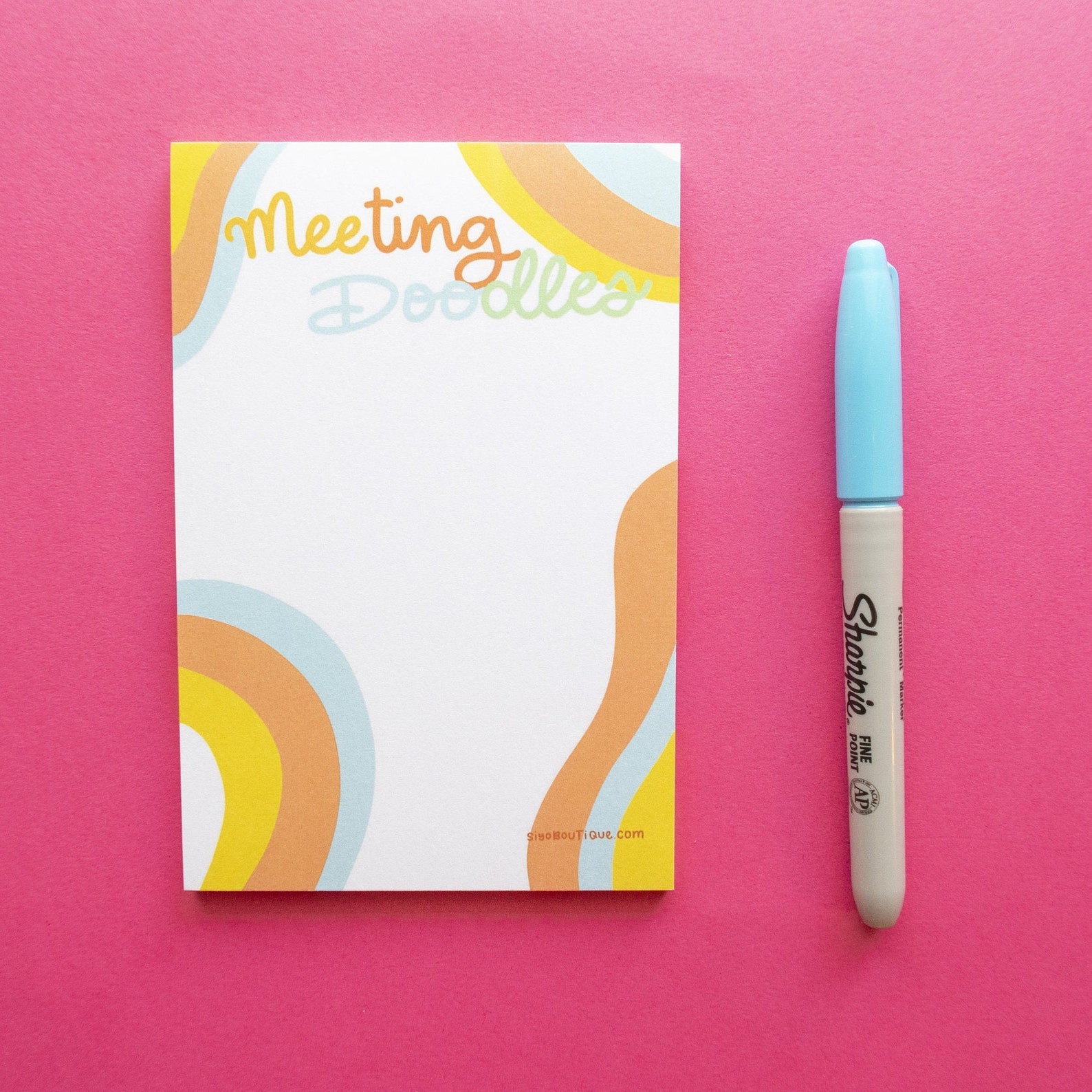 Meeting Doodles Notepad Fun Doodling Memo Pad Meeting - Etsy