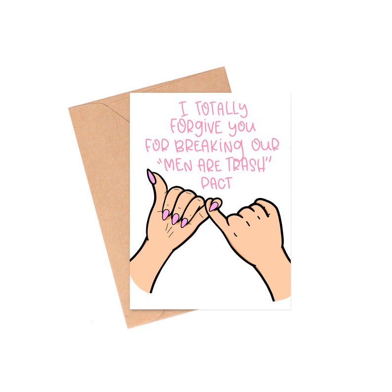 Wedding Pact Card Best Friend Wedding Card Congratulations | Etsy