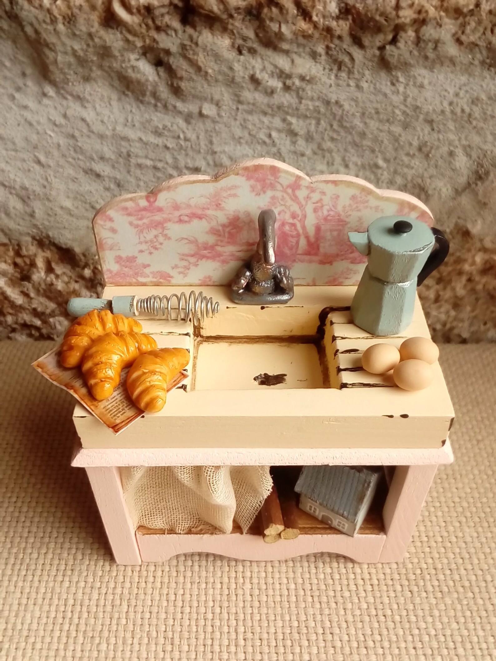 Miniature Sink Shabby Miniature Vintage Provence Sink - Etsy