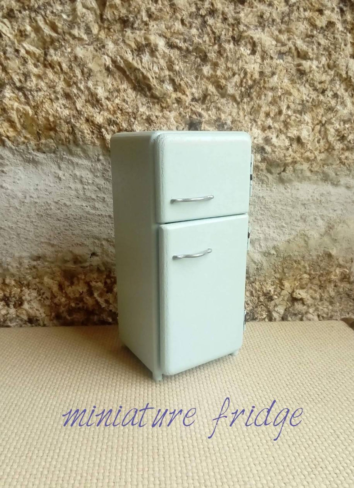 Dollhouse Miniature Fridge Vintage Ice Box 1/12 Scale - Etsy