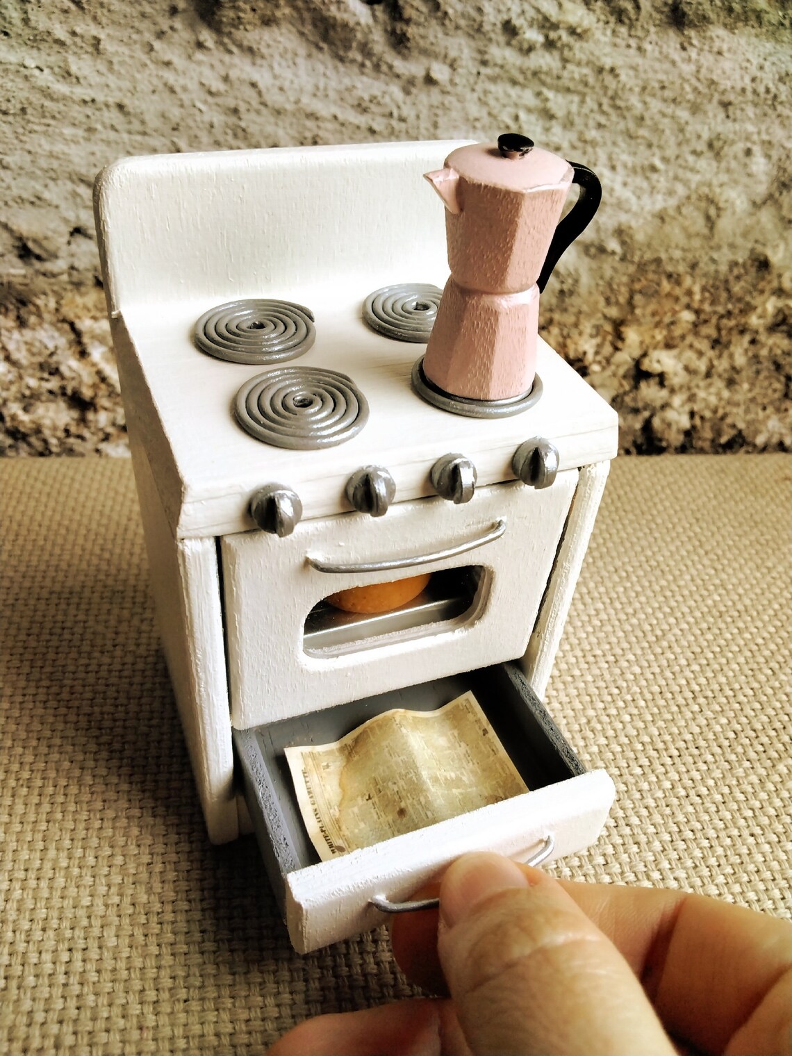 Miniature Stove Oven Dollhouse Kitchen Furniture Miniature - Etsy
