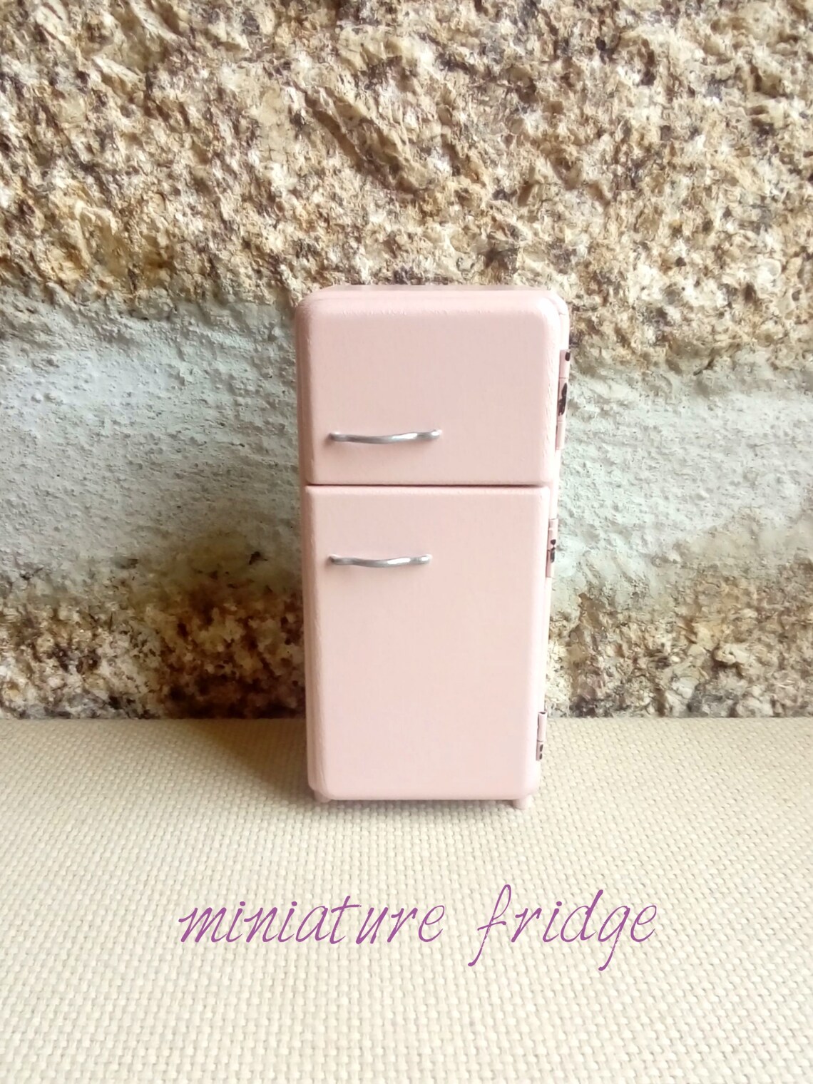 Dollhouse Miniature Fridge Vintage Ice Box 1/12 Scale | Etsy