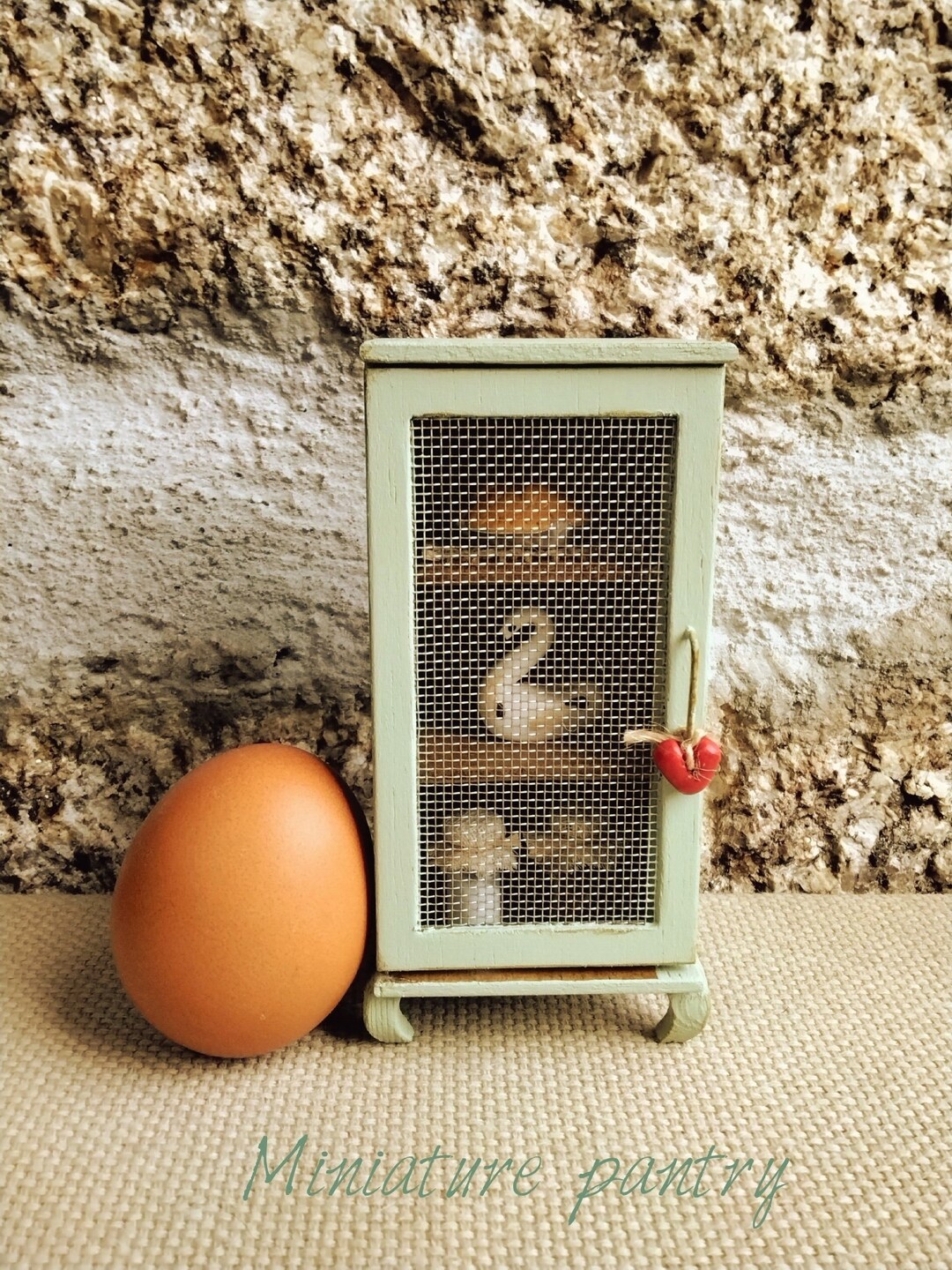 Dollhouse Miniature Pantry Cabinet,1/12 Scale, Dollhouse Kitchen ...