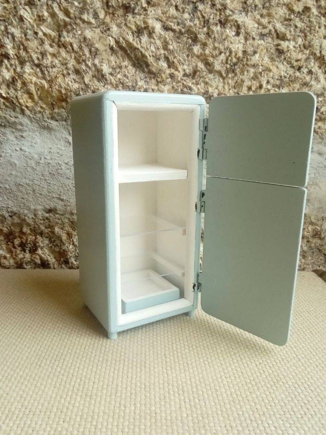 Dollhouse Miniature Fridge Vintage Ice Box 1/12 Scale - Etsy