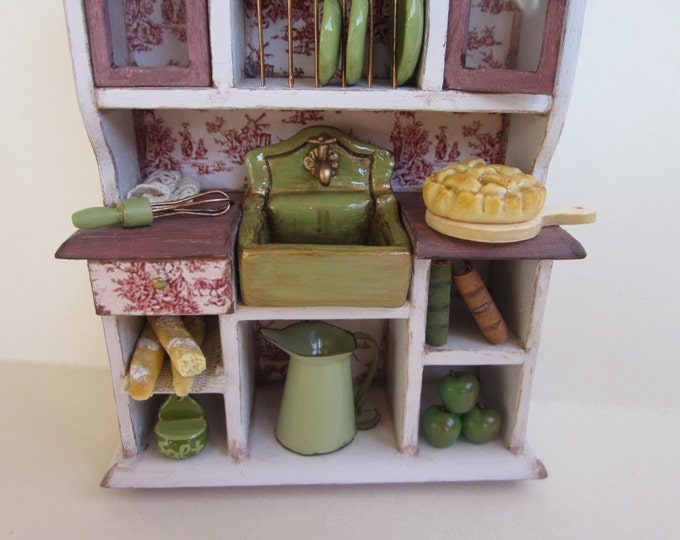 Dollhouse Miniature Furniture Rustic Provence Kitchen - Etsy
