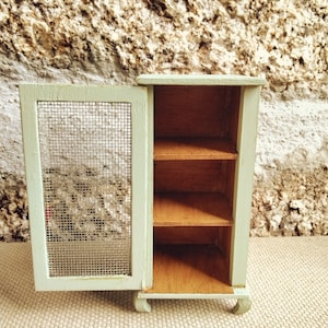 Dollhouse Miniature Pantry Cabinet, One Inch Scale Kitchen Furniture ...
