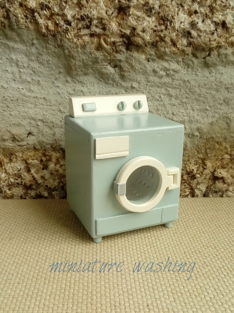 Dollhouse Miniature Washing Machine Miniature Washing - Etsy