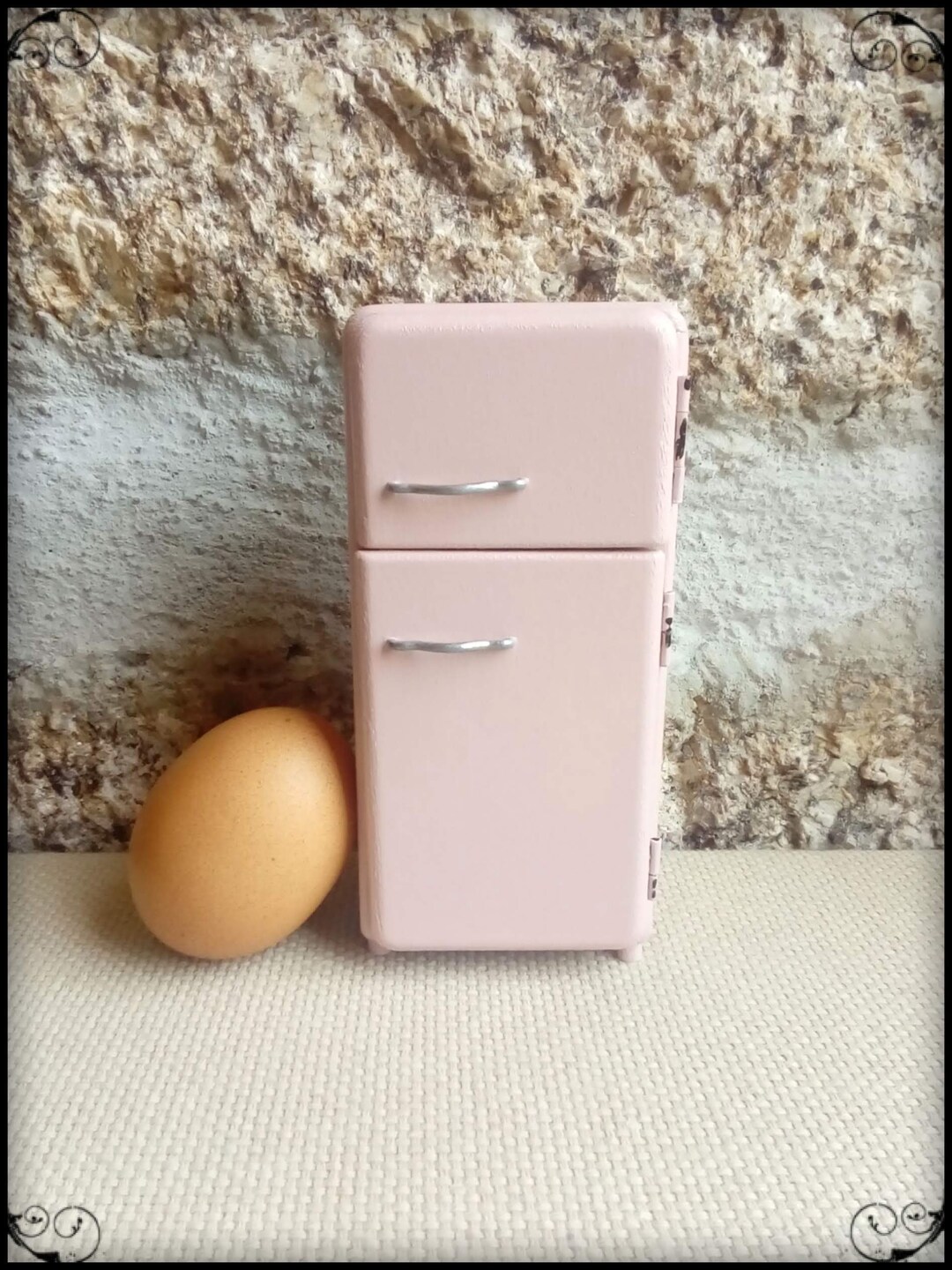 Dollhouse Miniature Fridge Vintage Ice Box 1/12 Scale - Etsy