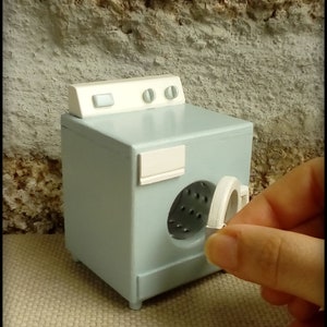 Dollhouse Miniature Washing Machine Miniature Washing - Etsy