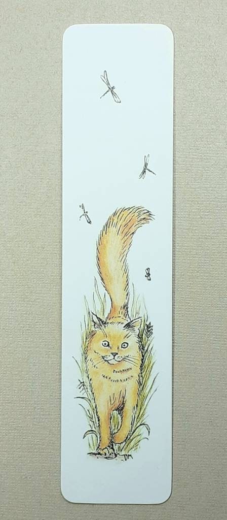 Cats Bookmark Ginger Cat Tabby Cat Grey and White Cat Grey | Etsy
