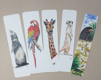 Animal Bookmark | Etsy