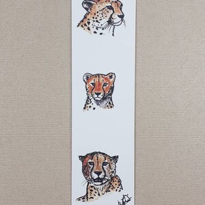 Big Cat Bookmark, Tiger Bookmark, Cheetah Bookmark, Leopard Bookmark ...