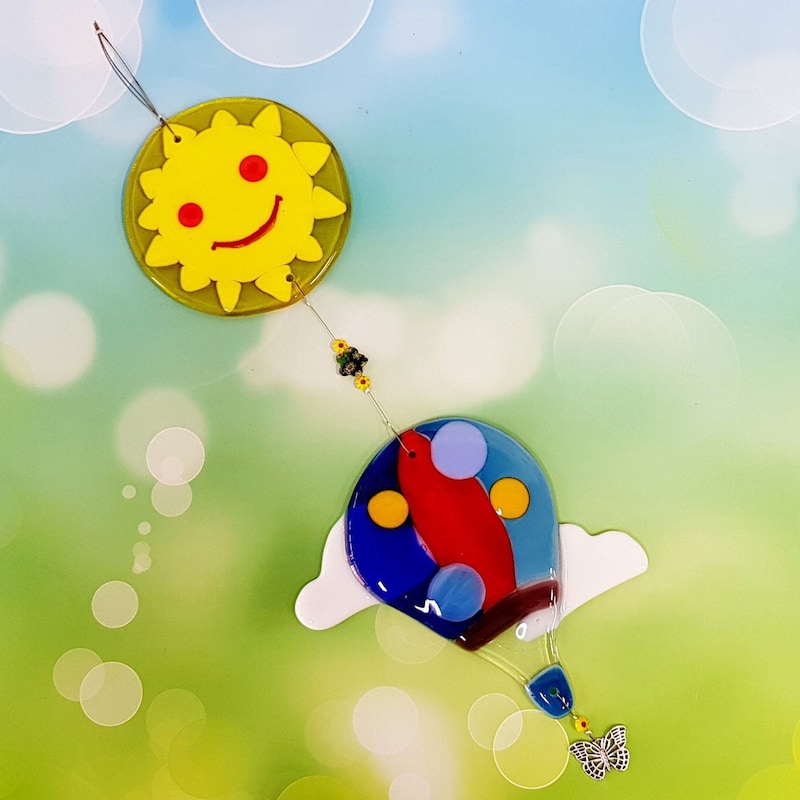 Fused Glass Balloon - Etsy