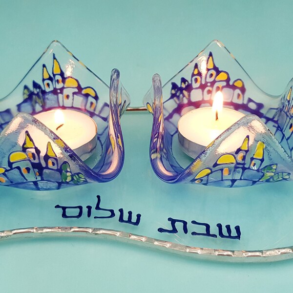 Shabbat Candlesticks - Etsy