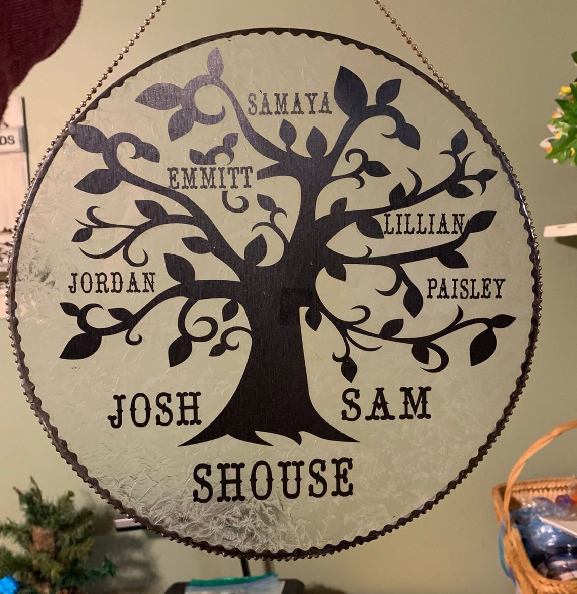 Stained Glass Family Tree - Etsy