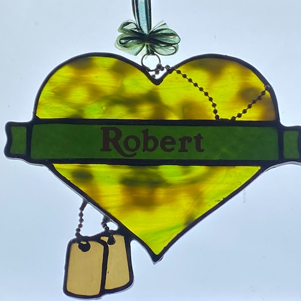 Stained Glass Military - Etsy