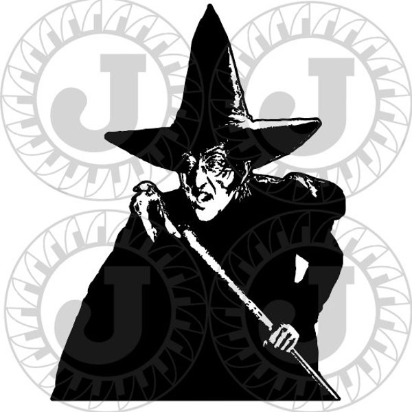 Wicked Witch of the West Stencil Svg - Etsy