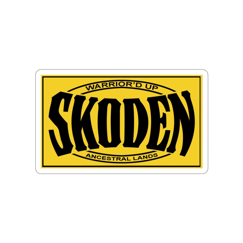 Indigenous Native American Skoden Outdoor/indoor Sticker - Etsy