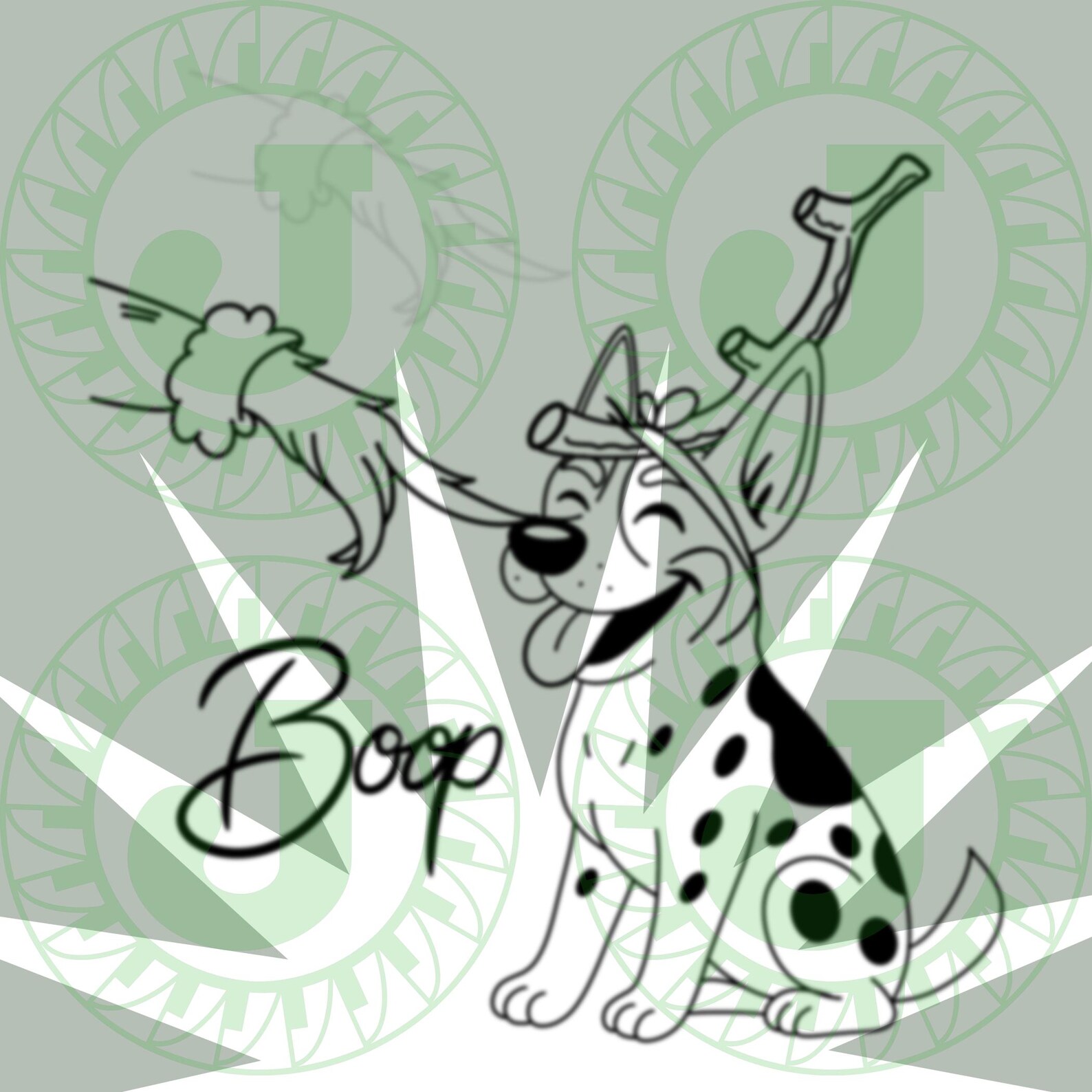 Blue Heeler “boop” SVG & PNG Grinch-style Christmas Dog Clipart - Etsy