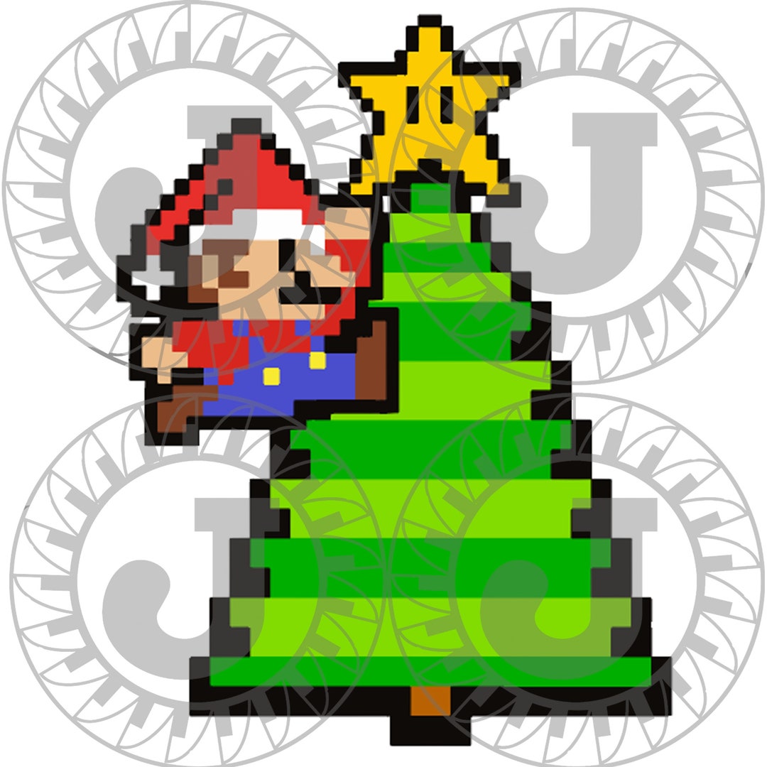 Super Mario Christmas SVG, DXF, EPS Digital Files - Etsy